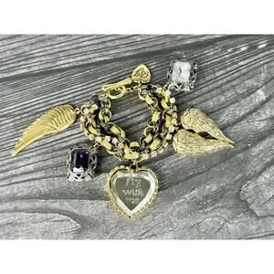 Betsey Johnson | Jewelry | Vintage Betsey Johnson Fly With Me Gold ...